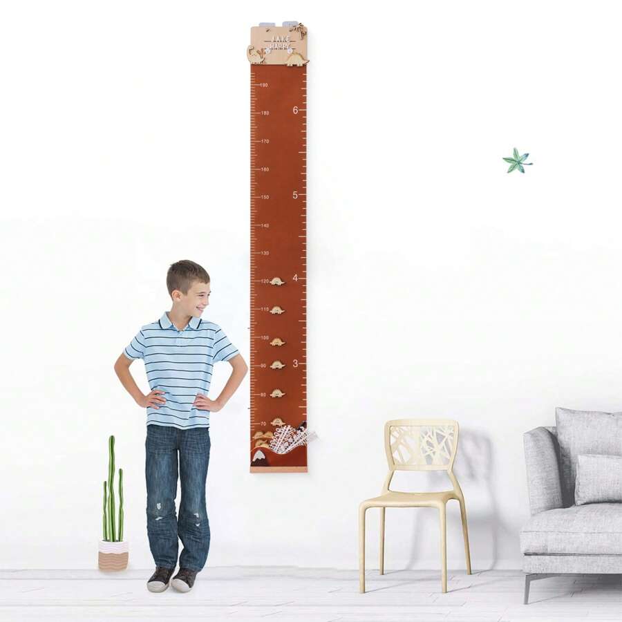 Kids Height Growth Ruler - Dinosaur Theme Decorative Wall Height ...