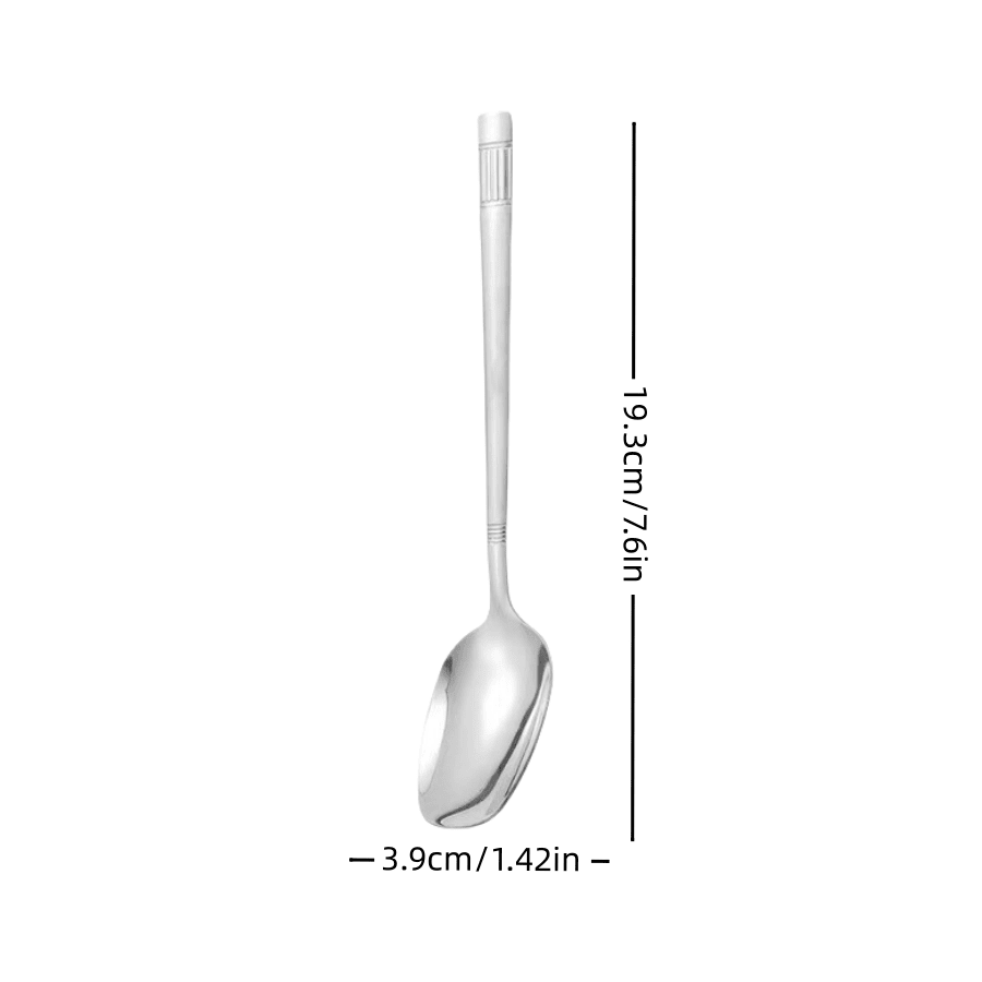 Lantern Spoon, Household Gold Internet Celebrity Long Handled Dessert ...