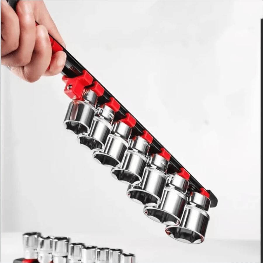 3pcs Socket Organizer Set - 1/2", 3/8" And 1/4" Drive ABS Tool Sockets ...