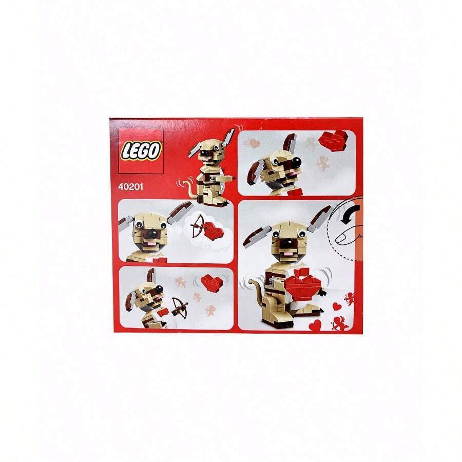 LEGO 40201 Bricks More Valentines Cupid Dog Building Block Kit | SHEIN UK