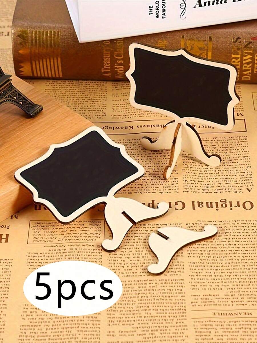 5pcs Mini Chalkboards, Chalkboards With Stands, Message Board Signs ...