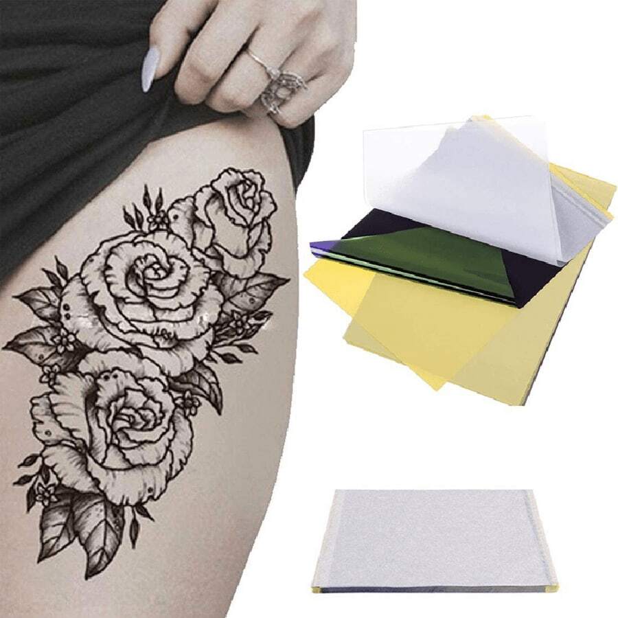 10/20/35pcs Professional Tattoo Transfer Paper Set - High-Quality A4 Size Stencil Paper For ...