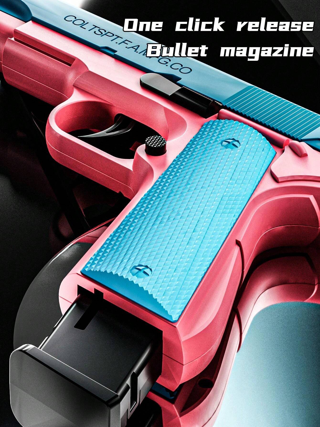 M1911 Toy Pistol With Shell Ejection, Recoil, Bolt-Action, Realistic ...