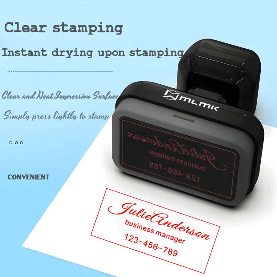 Customized Signature Stamp, Self-Inking Stamp, Advertising Signature ...