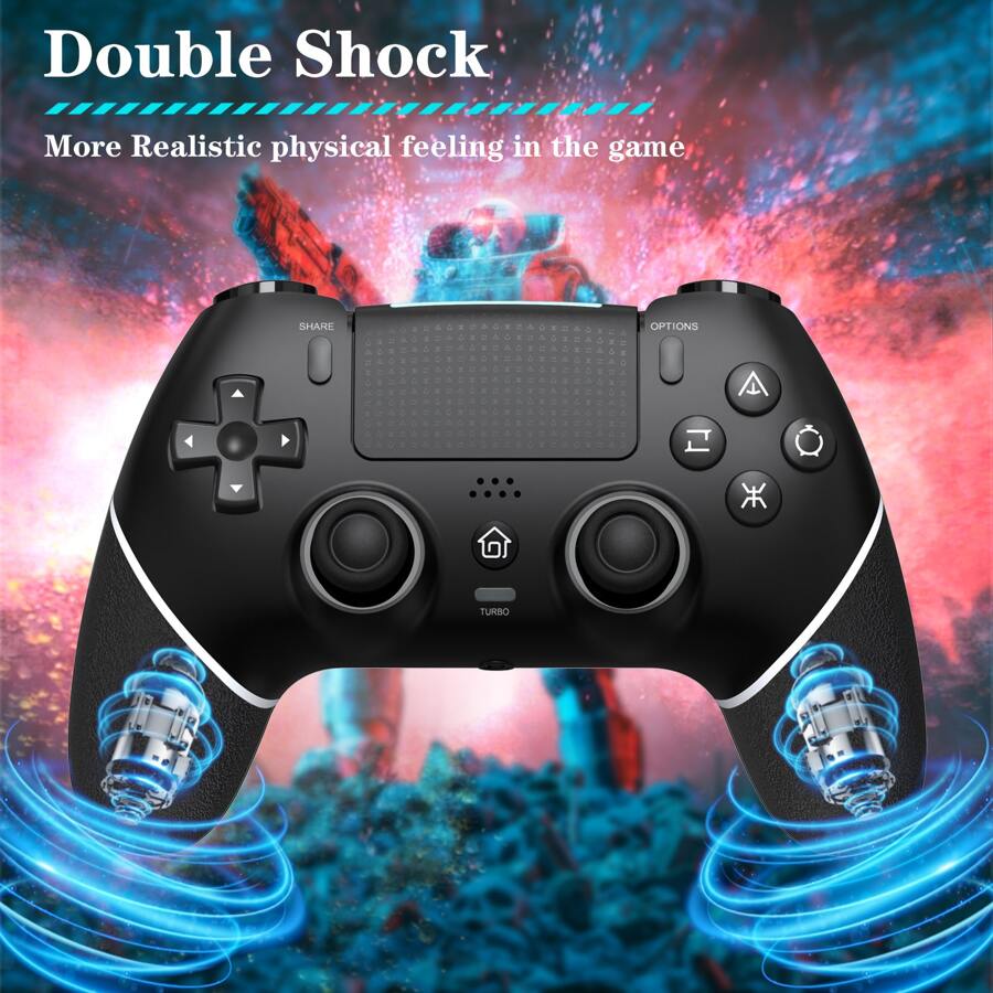 Wireless PS4 Controller For Playstation 4/Slim/Pro With 1000mah Battery ...