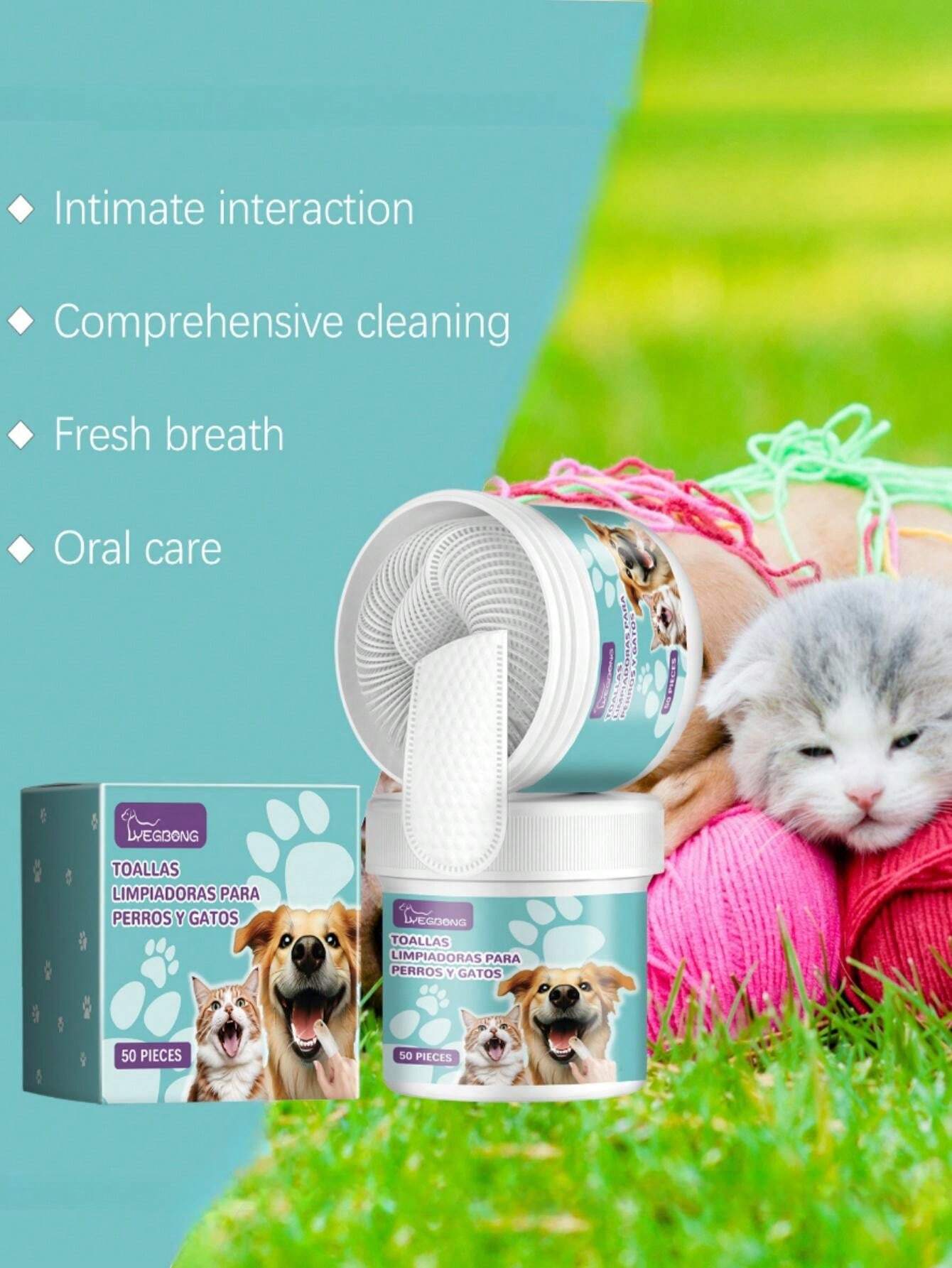 Brosse à dents pour les doigts pour chats et chiens, détartrant et ...