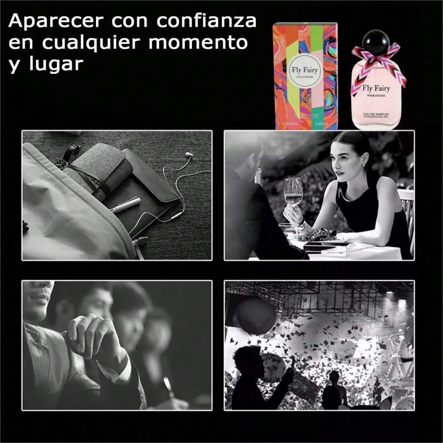 FLY FAIRY Natural Perfume Spray For Women 100ML, New Packaging, Easy To ...