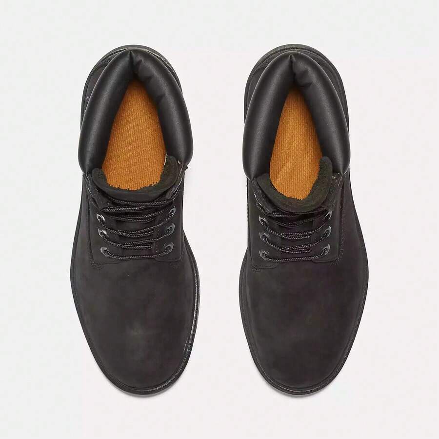 Timberland Classic TB019039001 Combat Boot Men's Black Leather 6-Inch ...