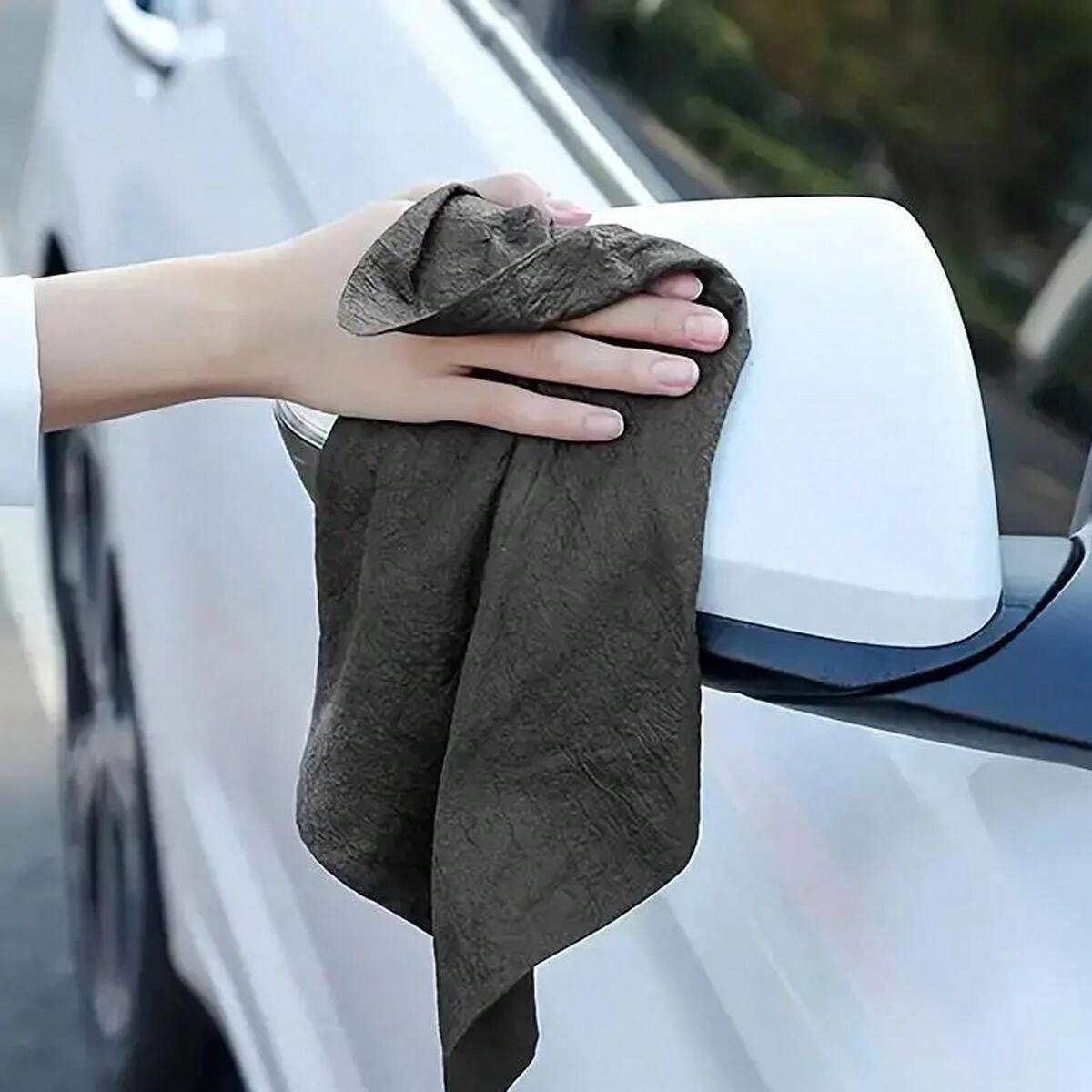 2pcs Magic Cloth Glass Wiping Rags, Car Cleaning Towels, Durable ...