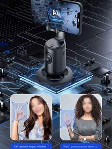 Intelligent AI Face Recognition Mobile Phone PTZ Live Self-Timer 360 ...