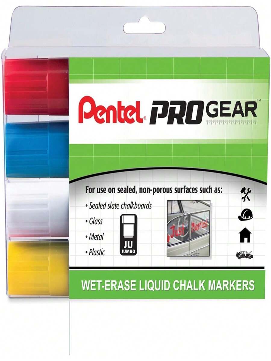ProGear Wet Erase Liquid Chalk Marker - Jumbo Marker Point - Chisel ...