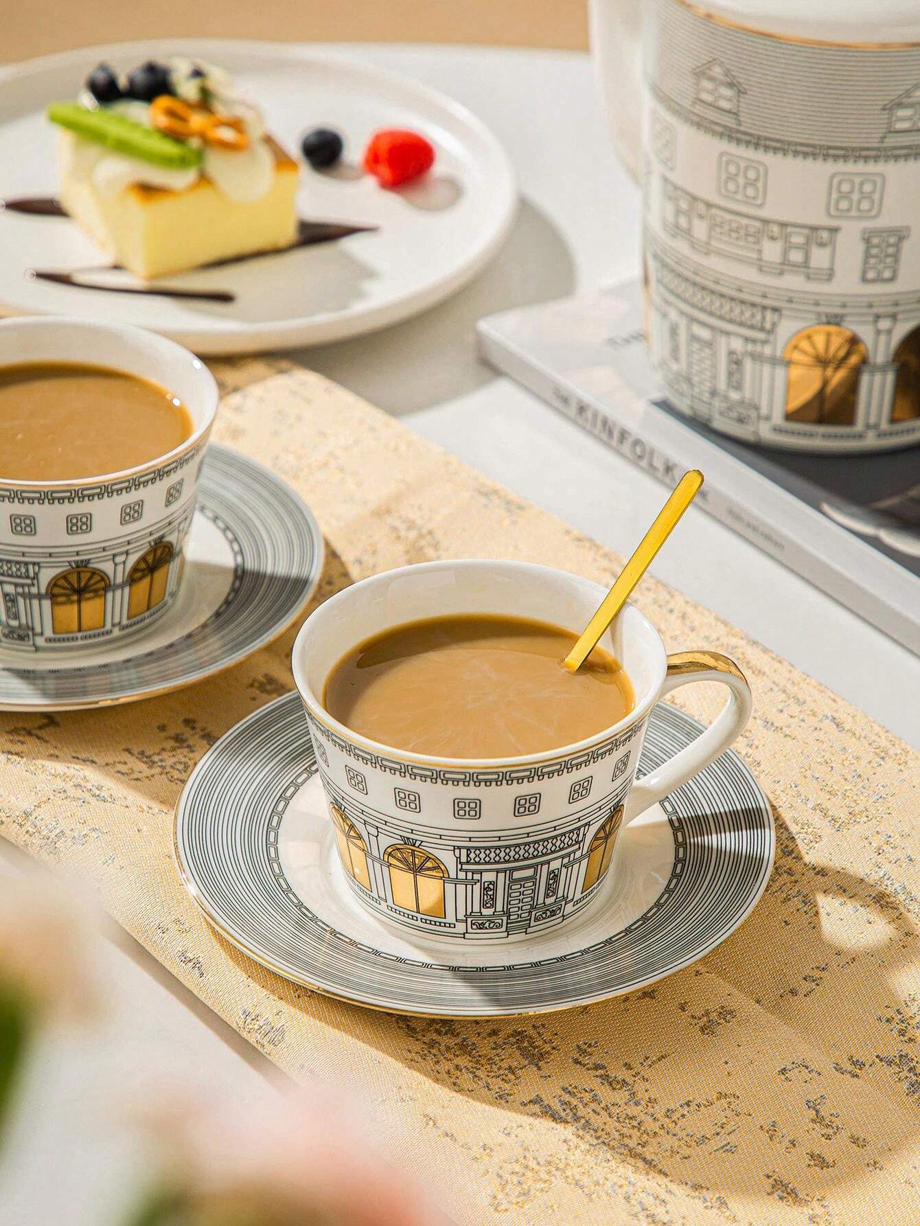 1 Cup And 1 Plate Ceramic Afternoon Tea Set Creative European Style ...