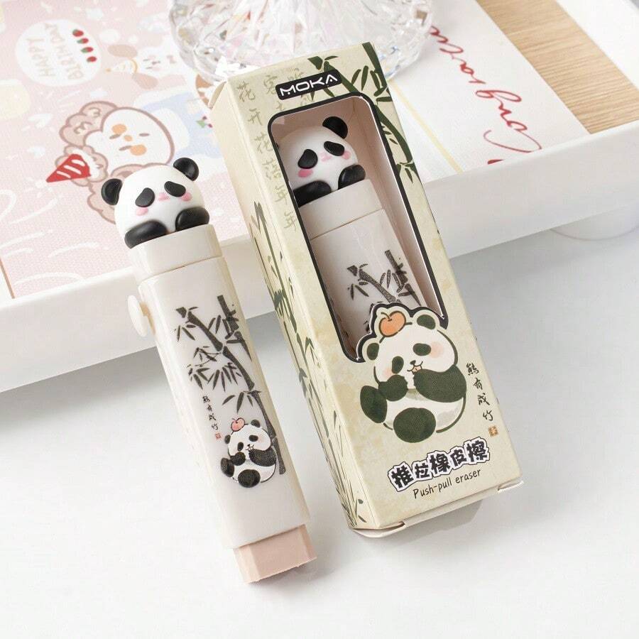 [1 Pack] Cute Girl Heart Push And Pull Eraser Special Pencil High ...