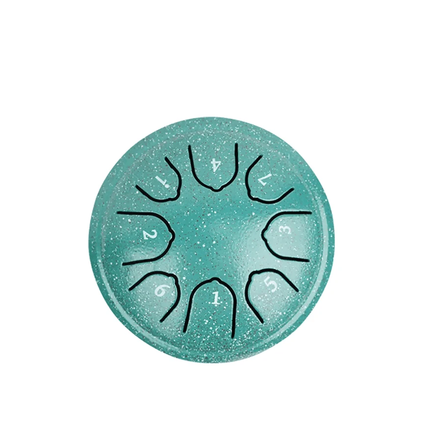 Steel Tongue Drum 4.5 Inch 8 Notes Rain Drum Drum Steel Tongue Drum ...