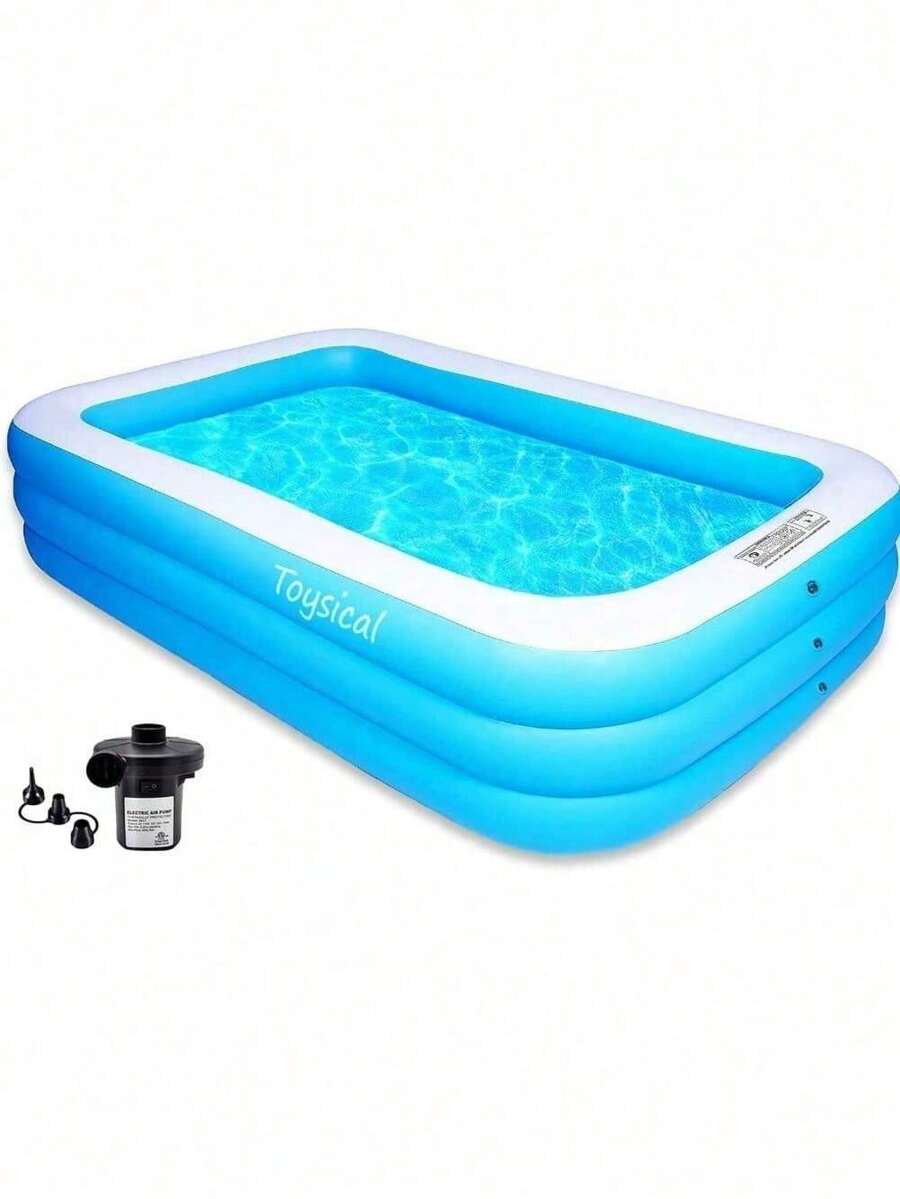Toysical Inflatable Pool Swimming Pool For The Entire Family Blue ...