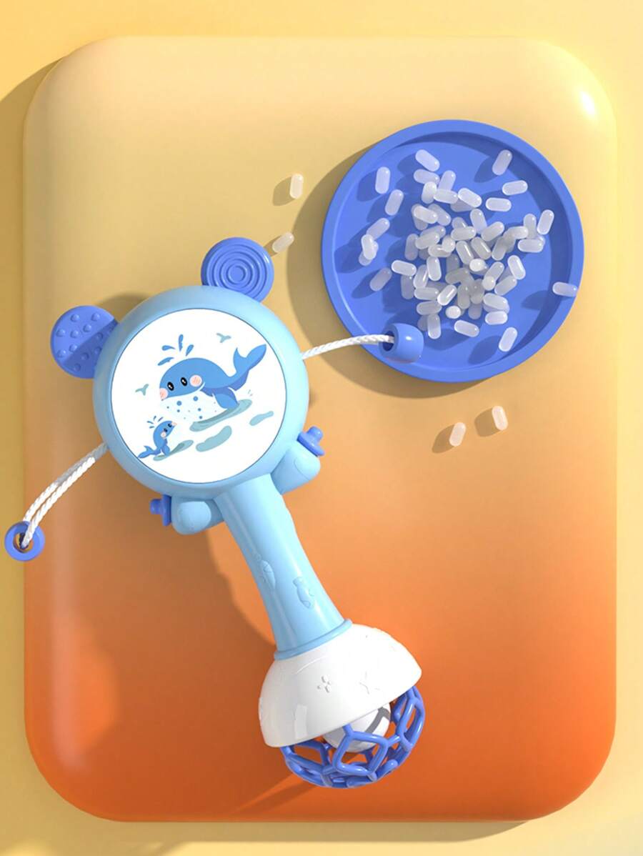 1pc Infant Noise Maker Rattle Toy, Random Color Rabbit/Lion/Dolphin ...