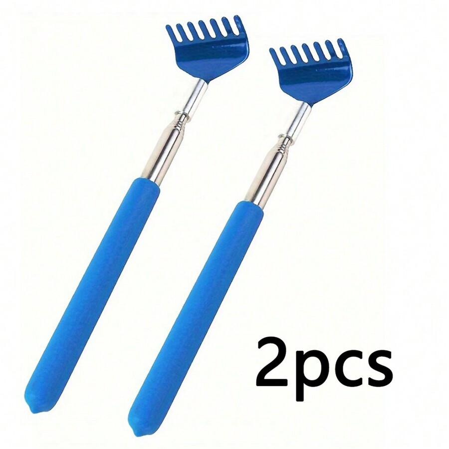 2PCS Stainless Steel Extendable Itch Scratcher - Five Sections ...