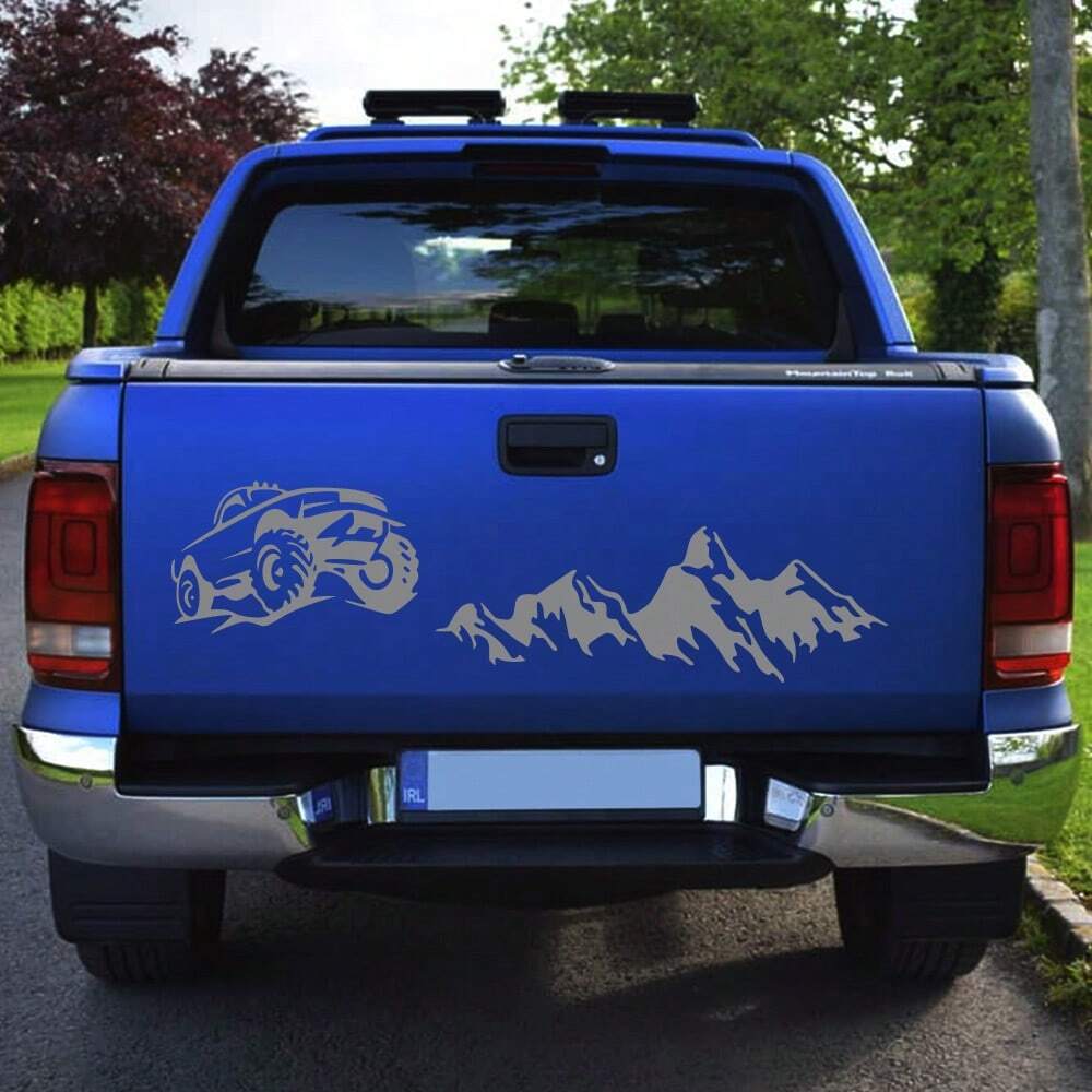 Adesivo paraurti posteriore per portellone per pickup, decalcomania ...