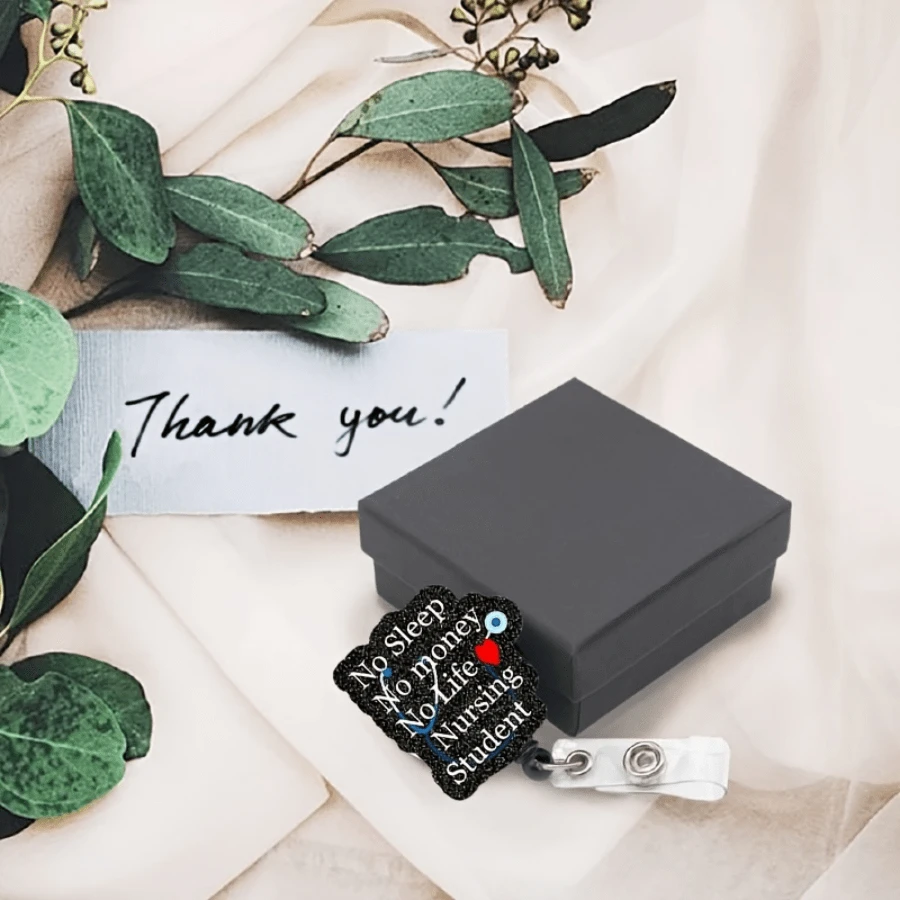 Glitter Medical Easy Pull Buckle Retractable Buckle Doctor Nurse Chest ...