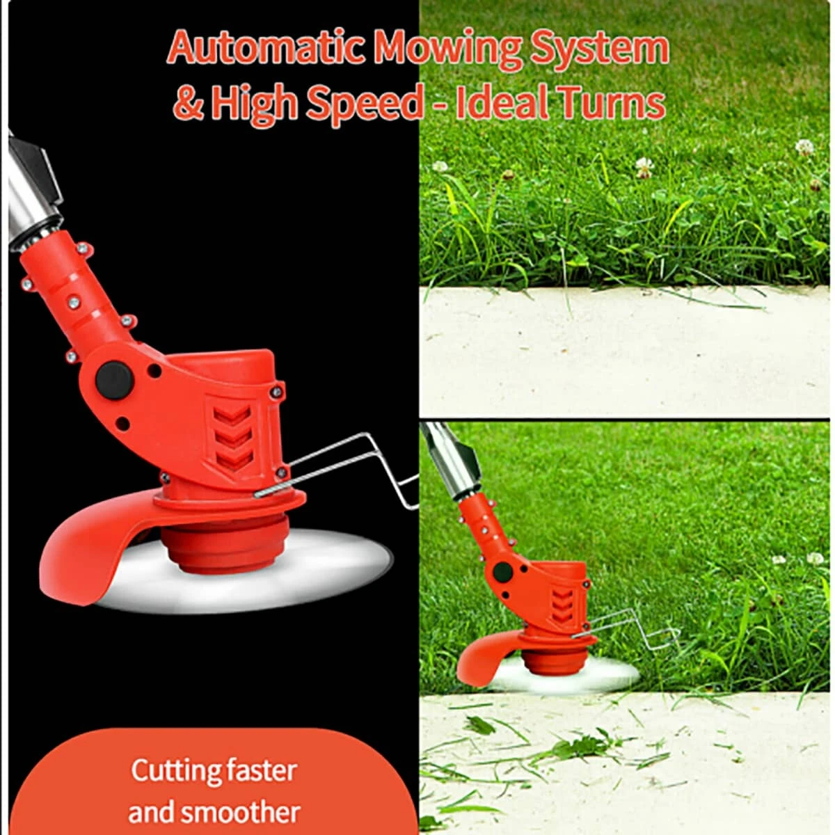 Electric Cordless Strimmer Grass Trimmer Cutter 12V Garden Edger With 2 ...
