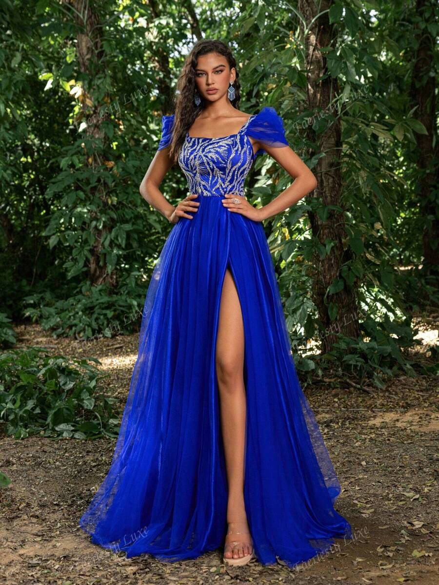 Sukienki damskie formalne i wieczorowe Elegancka suknia dla gościa na ...