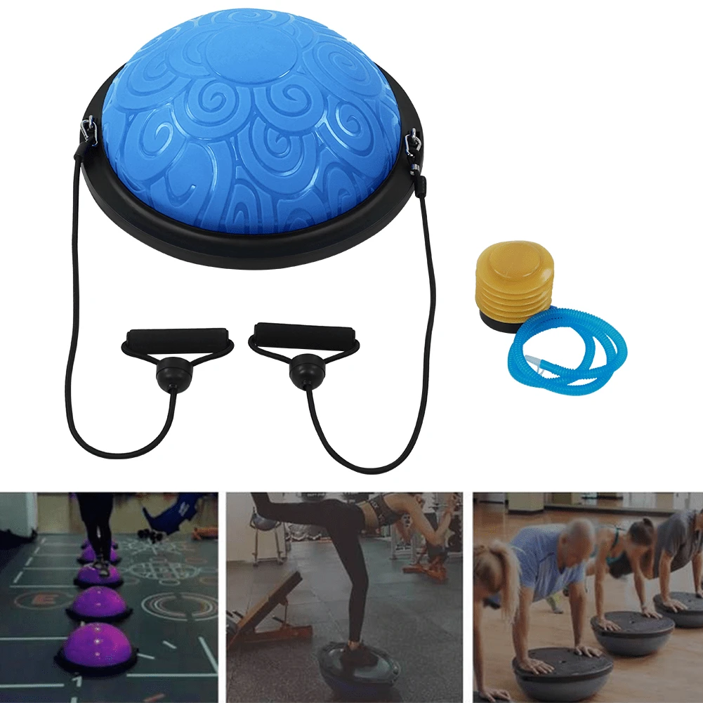Thicken Explosionproof Balancing Half Ball Trainer Yoga Pilates Fitness ...