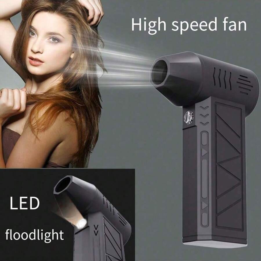 Turns High Speed Violent Turbo Fan Camping Fan Handheld Fan Turbo Fan Violent Fan High Speed ...