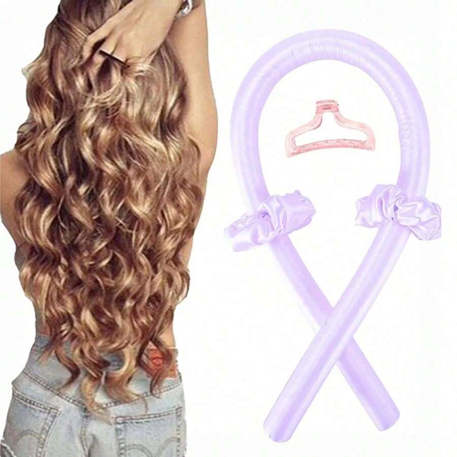 Lazy People Sleep Foam Sponge Heatless Curling Stick Big Wave Curler ...