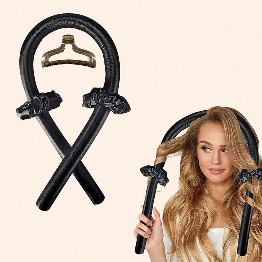 Slouchy People Sleep Foam Sponge Heatless Curling Stick Big Wave Curler ...