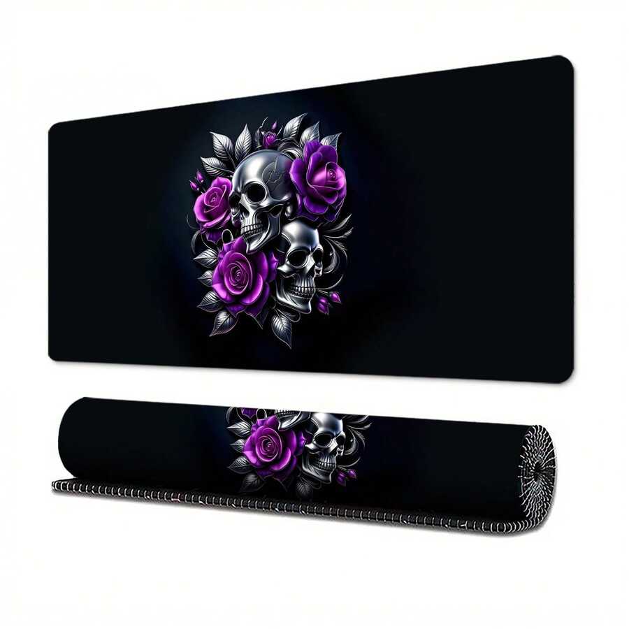 Extra Large Rubber Mouse Pad With Skull Design And Anti-Slip Bottom ...
