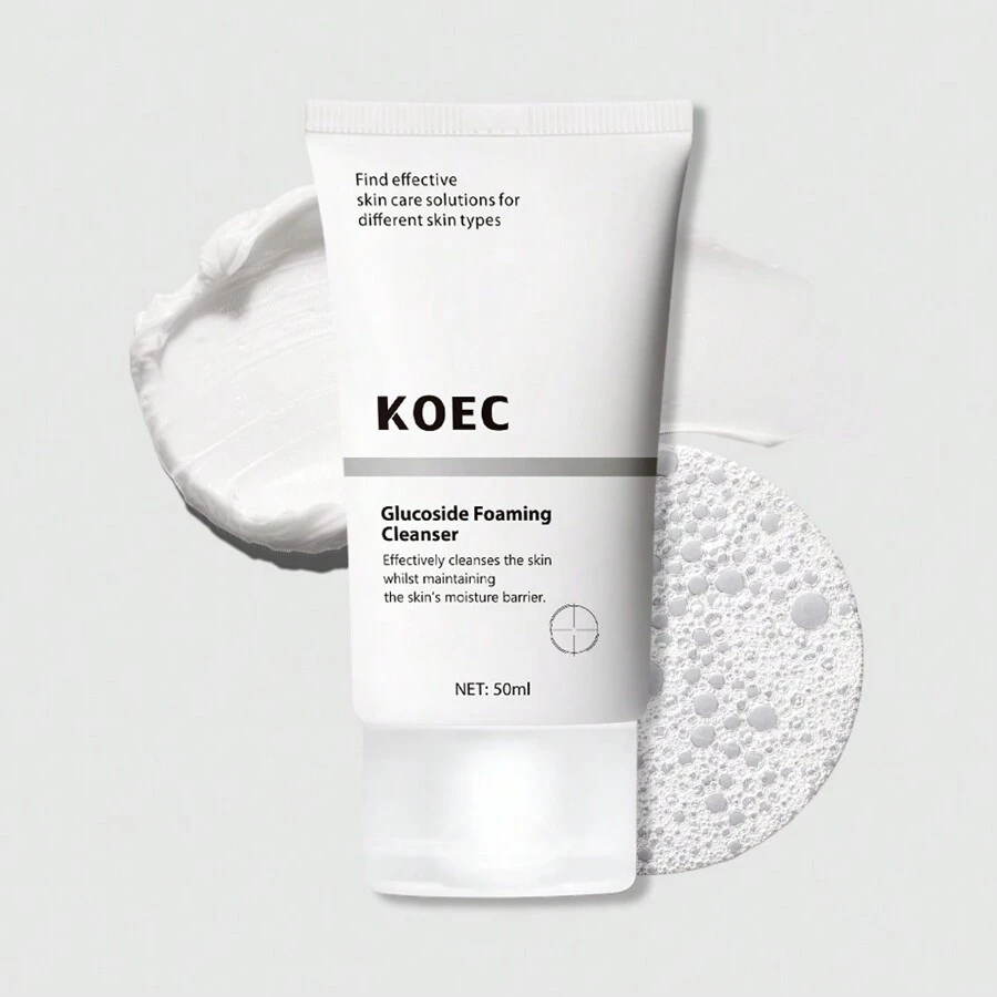 KOEC KOEC Glucoside Moisturing Facial Cleanser 50g, Deep Cleaning Face Cleanser For Acne Care ...