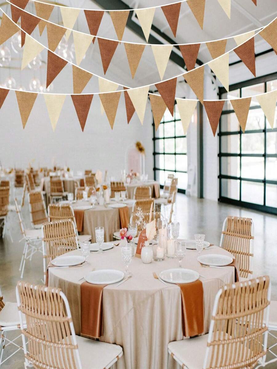 12pcs Pennant Banner Flags Multicolor Felt Triangle Flags Bulk, Garland ...