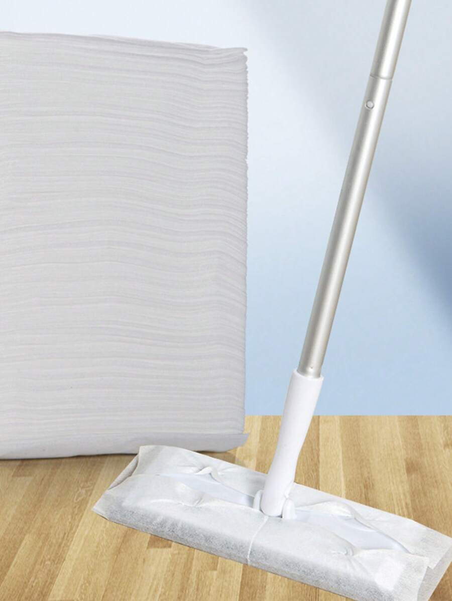 100pcs Anti-Static Cleaning Cloths Dust-Free Paper For Mop Pads ...