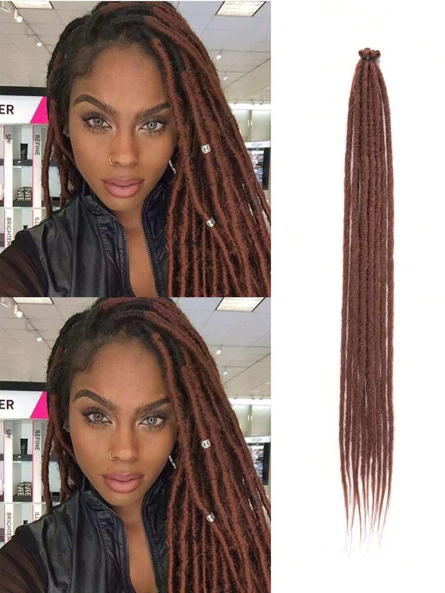 Dreads Hair Extensions Crochet Braiding Hair Long Synthetic Dreadlock ...