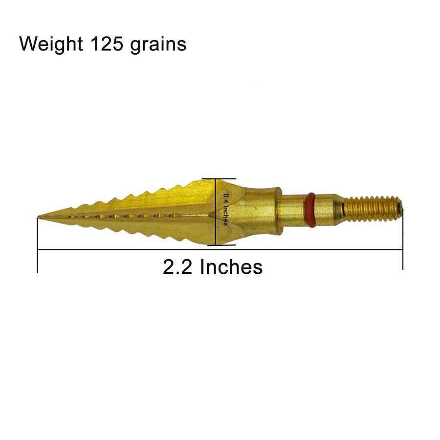 Hunting Archerys Broadheads 125grains Screw-In Sawtooth Arrow Heads ...