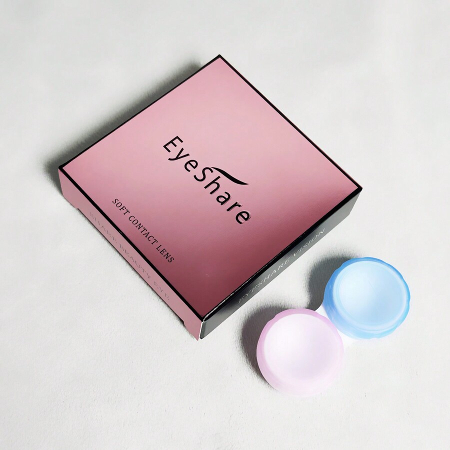 EYESHARE 1 Pair Colored Contact Lenses For Eyes Gray Natural Look ...