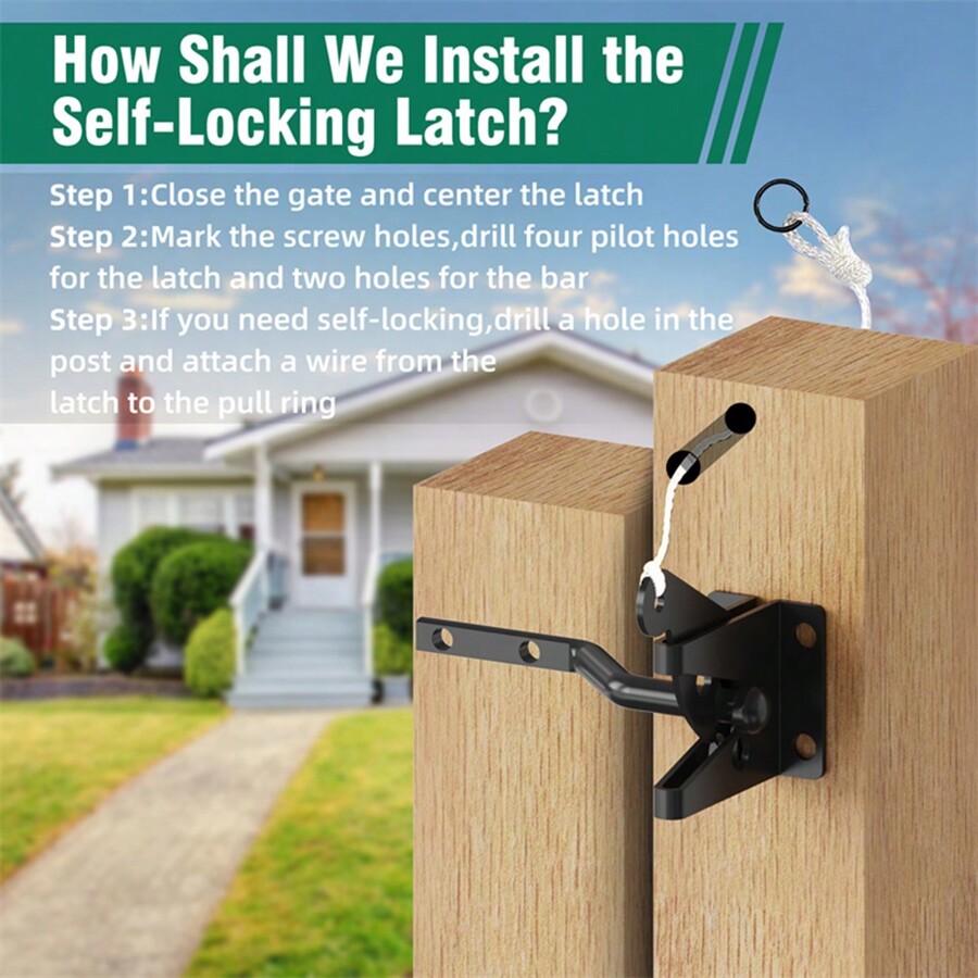 Anti Sag Kit For Fence Gate Corner Brace Bracket, Gate Hinges ...