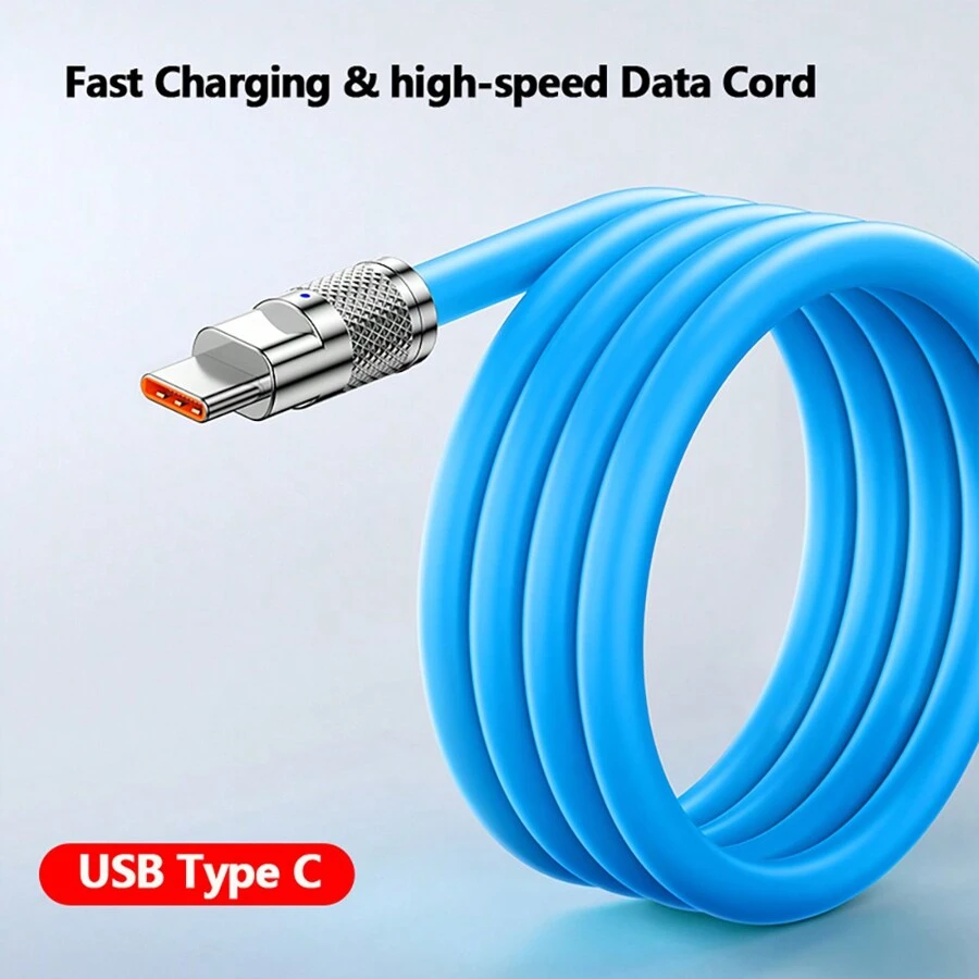 100W 6A USB To Type C Super Fast Charging Cord Compatible With Samsung ...