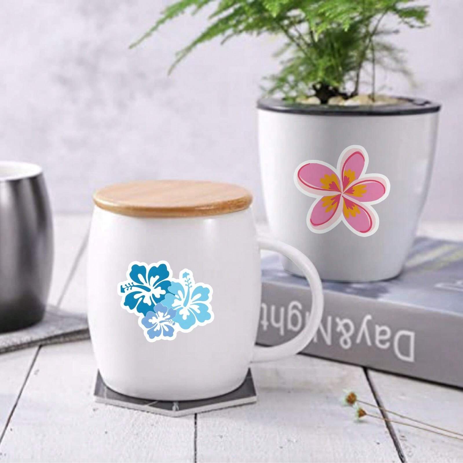 100Pcs Coconut Girl Stickers Pack | Vinyl Aesthetics Stickers For ...