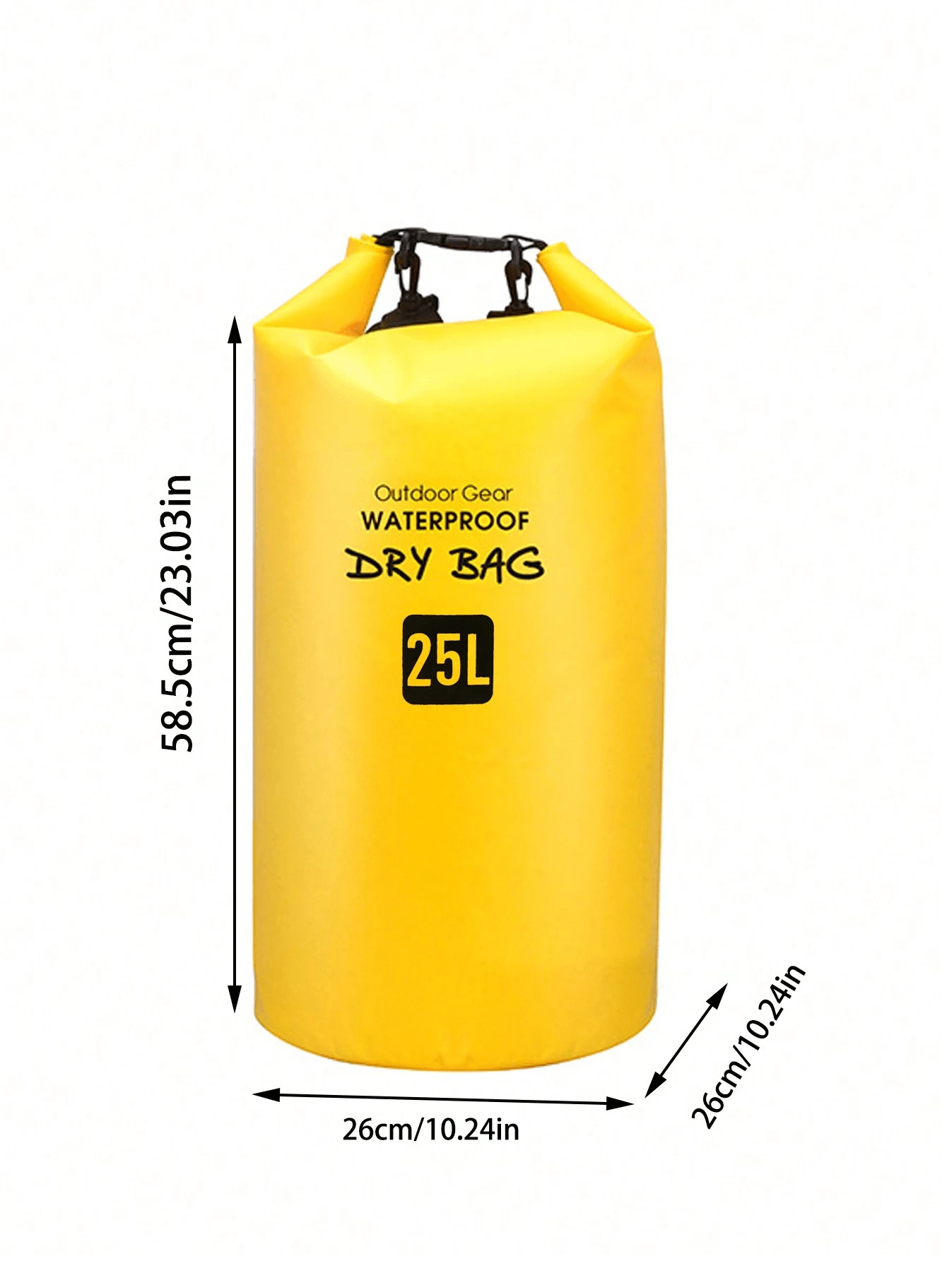 Life Vests Backpack Bag 25L Yellow Thickened 500D Waterproof PVC ...