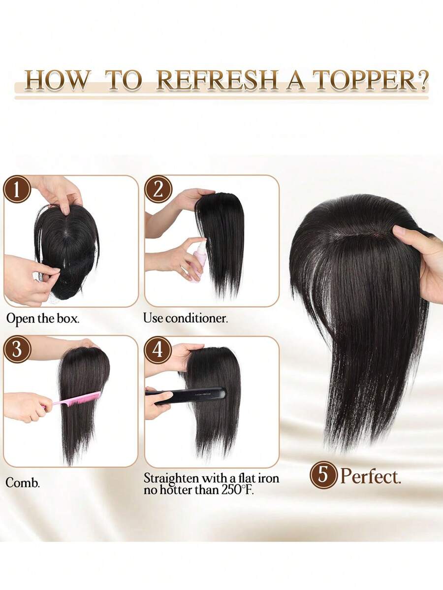 Synthetic Wig Hair Toppers Pieces Long Wavy Curl Synthetic Wig Clip In ...