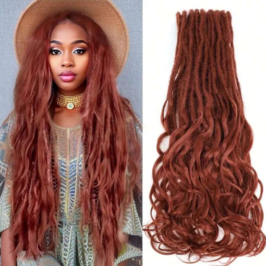 Rastas sintéticas de onda suelta con extensiones de 24 pulgadas en los ...