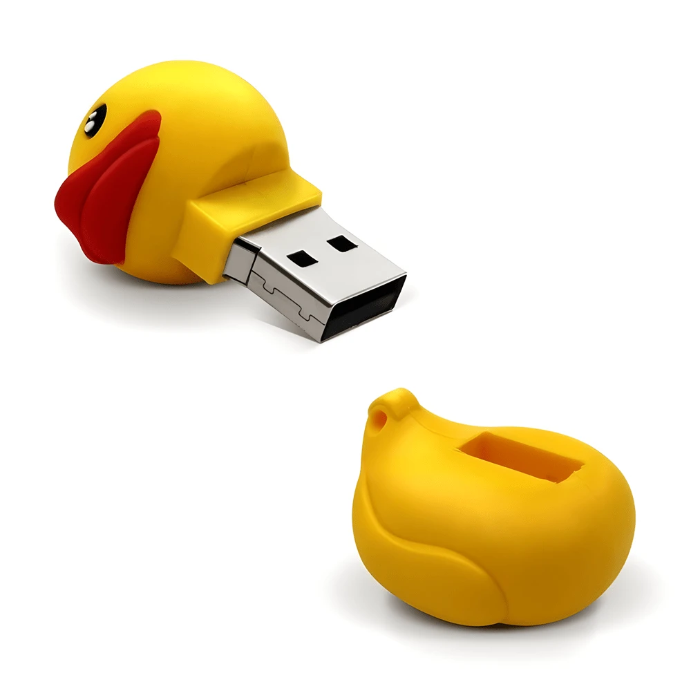 Pen drive de pato pequeno em desenho animado 64GB À prova d'água ...