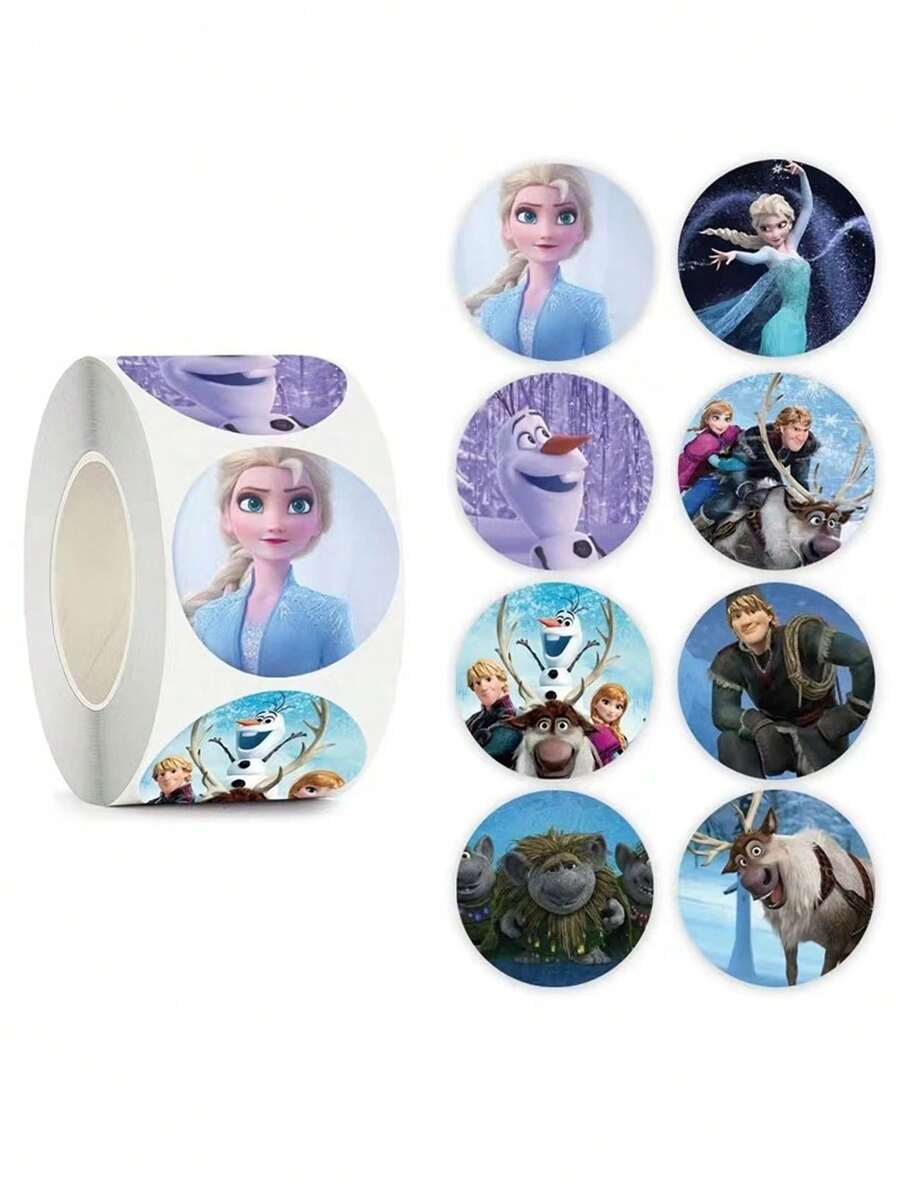 Disney Cartoon Frozen Stickers DIY For Phone Car Laptop Cute Cartoon ...