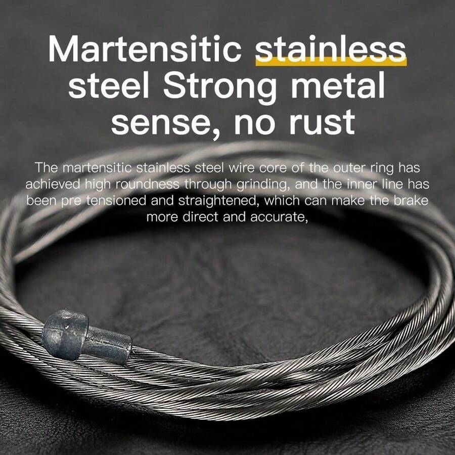Bicycle Stainless Steel Gear Shift Cable, Brake Line Inner Wire Cord ...