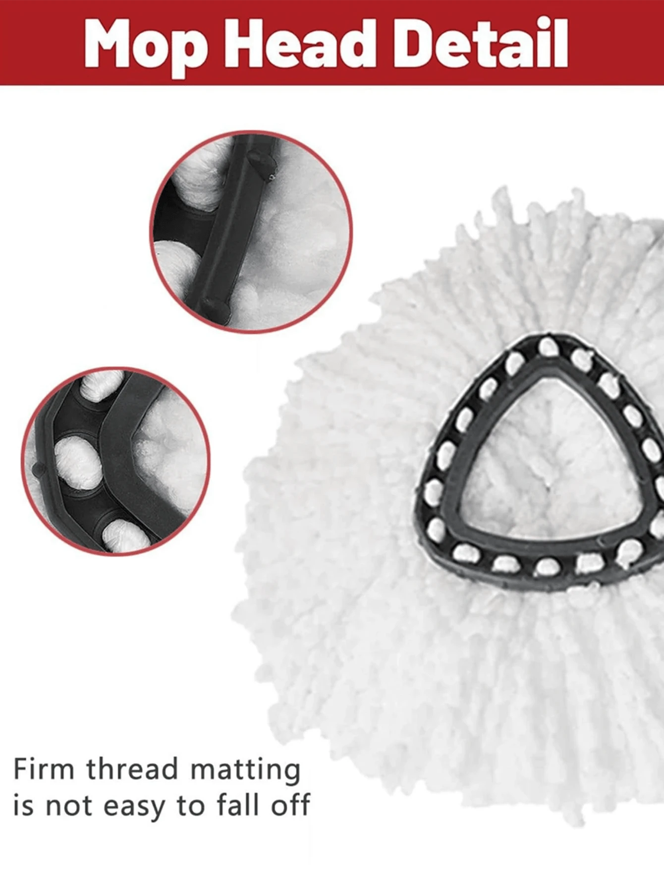 1 pieza/3 piezas Mopa para O-Cedar/Mopa giratoria,Recambios de mopa para O-Cedar/Recambios de ...