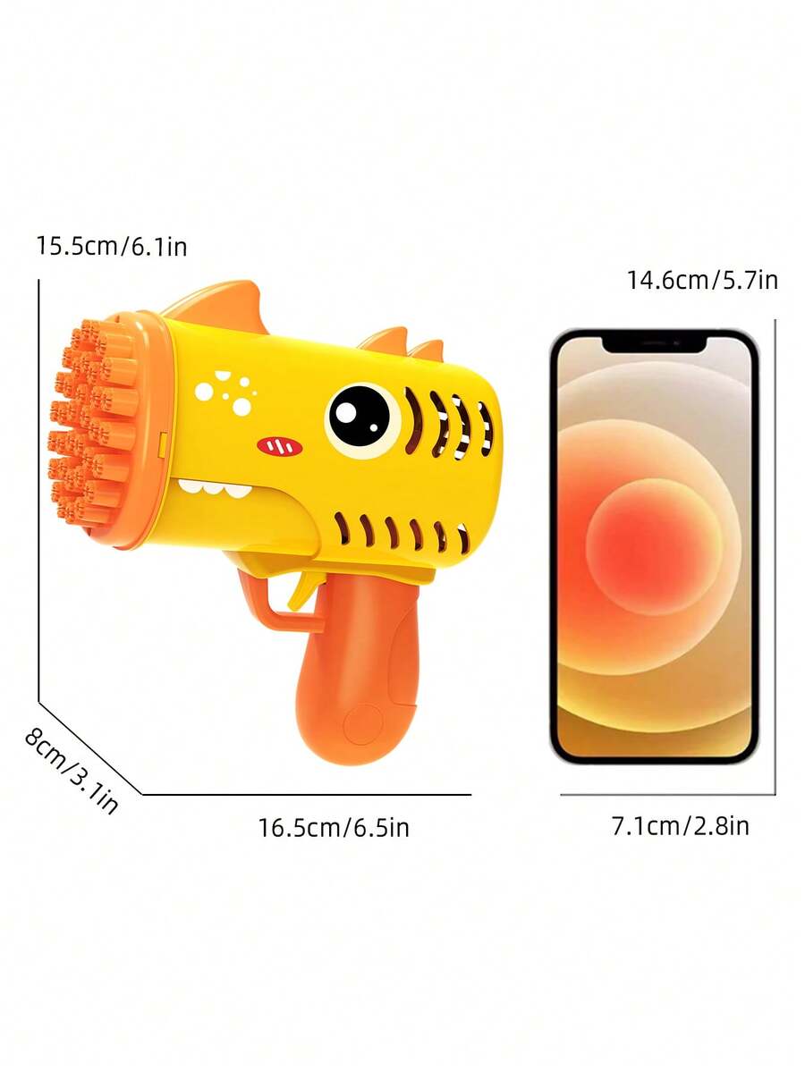 Children's Hand-Held Compact Multi-Hole Bubble Machine, Portable ...