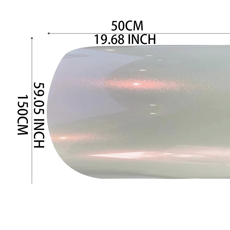 Pearl White With Purple Luster PVC Colour Change Film PPF Is Suitable ...