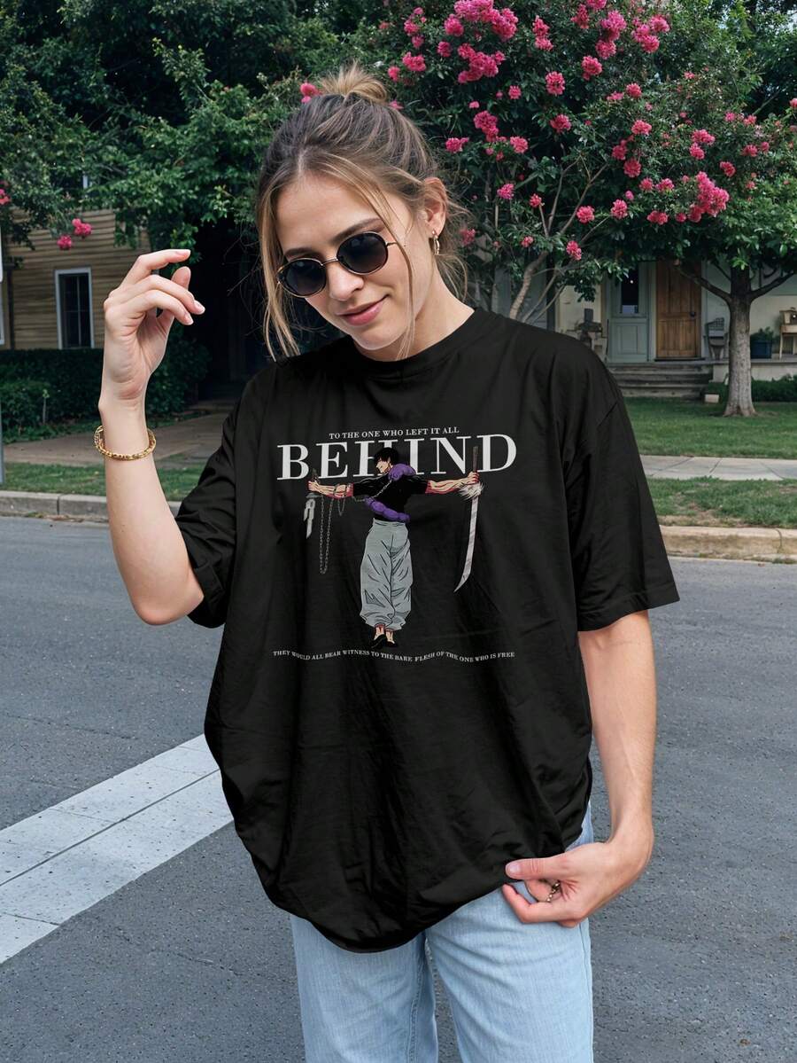 Camiseta Camisa Jujutsu Kaise Toji Fushiguro Behind Anime Ref 2028 VEST ...