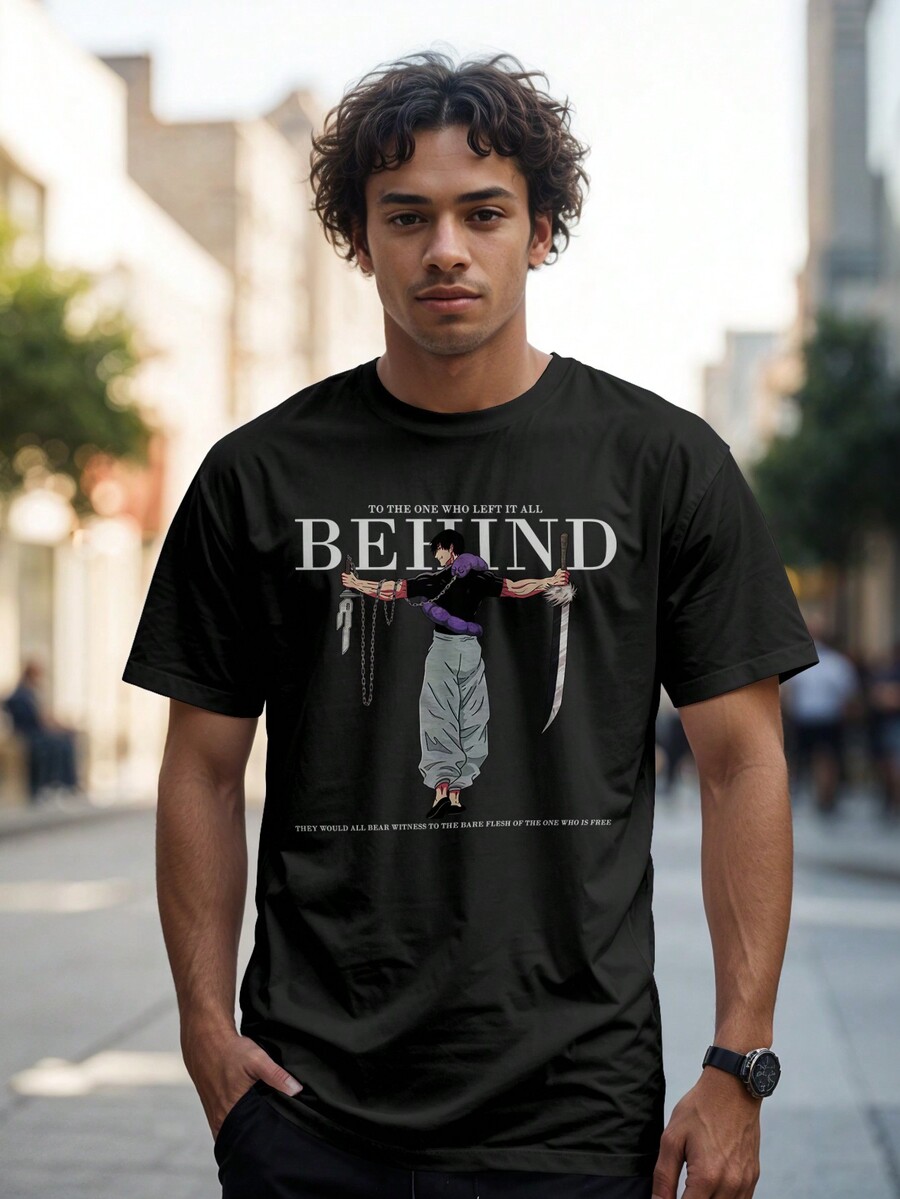 Camiseta Camisa Jujutsu Kaise Toji Fushiguro Behind Anime Ref 2028 VEST ...